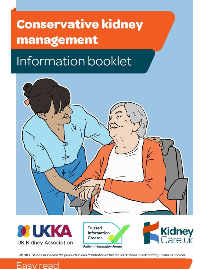 Patient information booklets | Kidney Care UK
